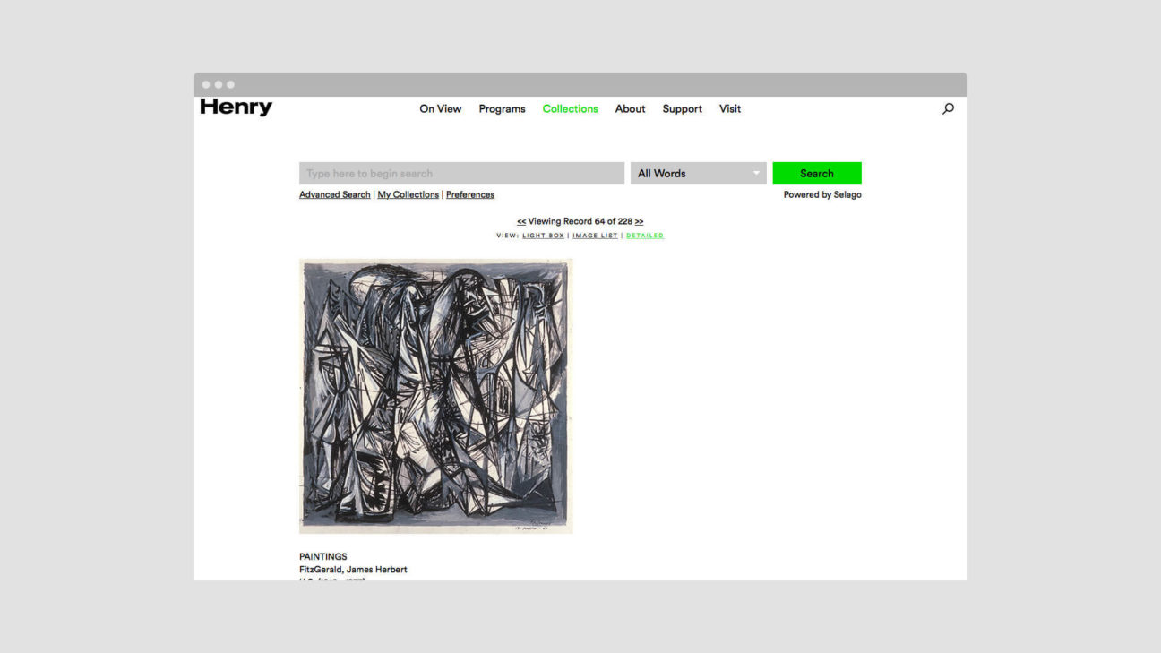 Henry Art Gallery - Schema